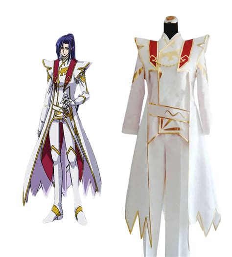 Code Geass Akito The Exiled Shin Hyuga Shaing Cosplay Costume Cosplay