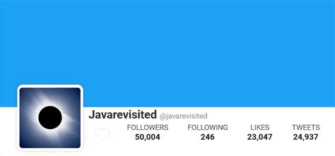 Javarevisited On Twitter 50K Followers Thank You All