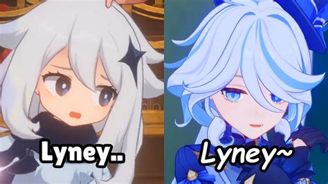 Only Furina Calls Lyney Like This Youtube