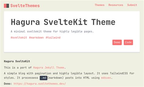 building sveltethemes dev