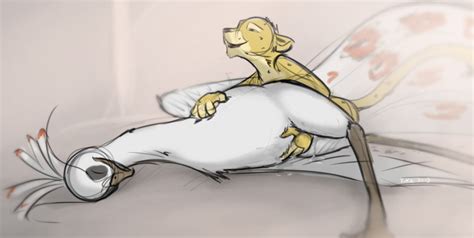 Rule 34 2015 Ambiguous Gender Anthro Anthro On Feral Avian Beak Bird Closed Eyes Cum Cum Drip