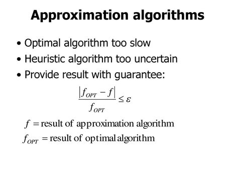 approximation algorithms ppt download