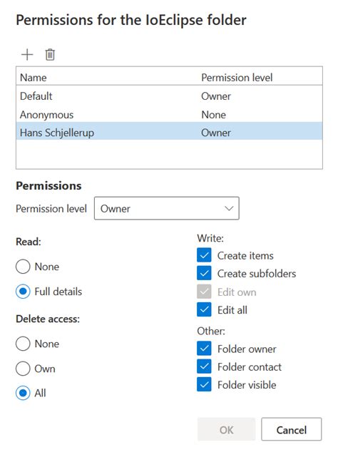 Set MailboxFolderPermission PowerShell Easy365Manager