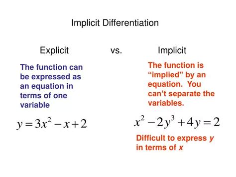 ppt implicit differentiation powerpoint presentation free download id 4055185