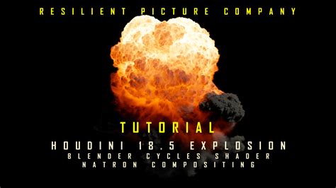 explosion blender shader integration sidefx