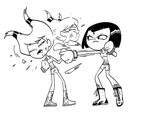 Raven Vs Jinx Teen Titans Go Comm By Herosmacker On Deviantart