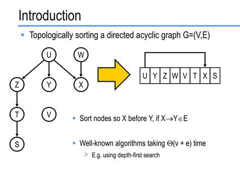ppt a dynamic algorithm for topologically sorting directed acyclic graphs powerpoint
