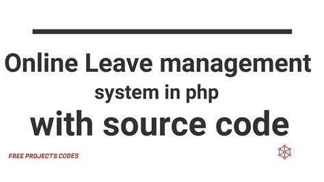 Online Leave Management System In Php And MySQL With Source Code