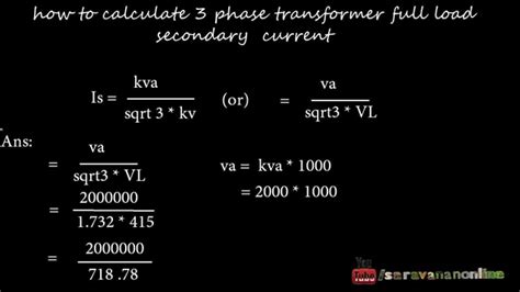 How To Calculate Current Transformer