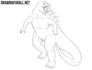 25 Easy Godzilla Drawing Ideas How To Draw Godzilla
