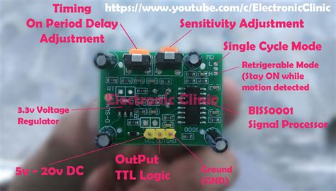 arduino pir sensor code sensitivity datasheet and range