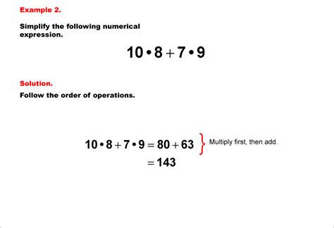 math example numerical expressions order of 52 off