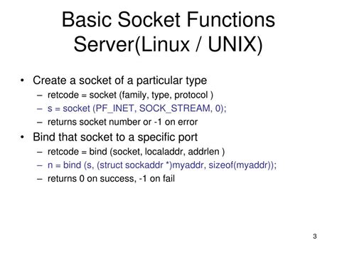 ppt sockets programming in linux powerpoint presentation free download id 6032957