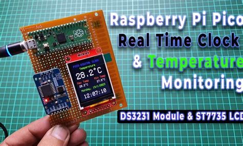 Raspberry Pi Pico Realtime Clock With Temperature Monitoring