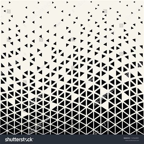 Abstract Seamless Geometric Triangle Pattern Vector Vetor Stock Livre