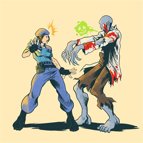Jill Valentine By Mcduckillustration On Newgrounds