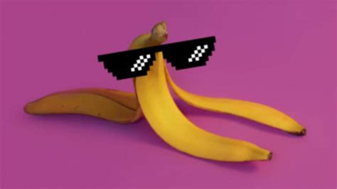 Download Cool Banana Funny Meme Wallpaper