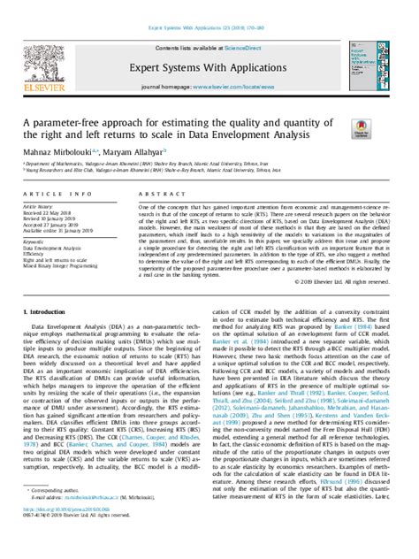 pdf a parameter free approach for estimating the quality and quantity of the right and left