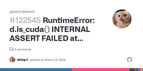 RuntimeError D Is Cuda INTERNAL ASSERT FAILED At Opt Conda Conda