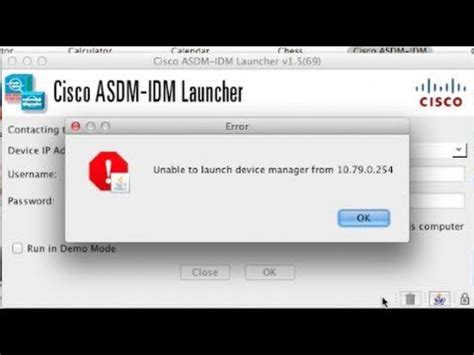 Fixing The Unable To Launch ASDM Manager Error Message Hacking