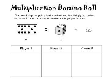 Multiplying 2 Digit By 1 Digit Numbers Game By Mrs Bertine TPT