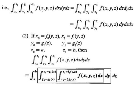 triple integral in cartesian coordinates worked examples exercise with answers