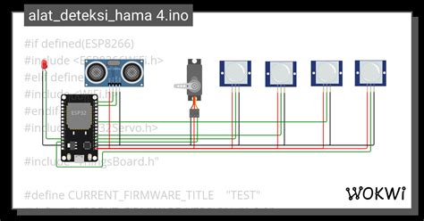 pengusir hama with sensor pir ino wokwi esp32 stm32 a