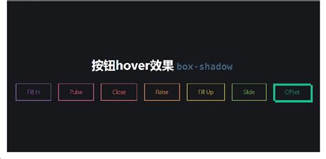 使用css3 box shadow实现的7个按钮悬停动画特效 腾讯云开发者社区 腾讯云