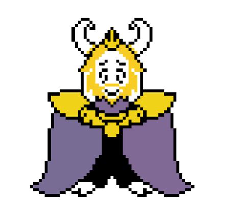 Undertale Sprite Pixel Art Asgore Toriel Png Clipart Area Art The
