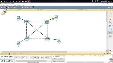 Mesh Topology Using Cisco Packet Tracer YouTube