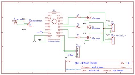 arduino bluetooth12v rgb led strip controller