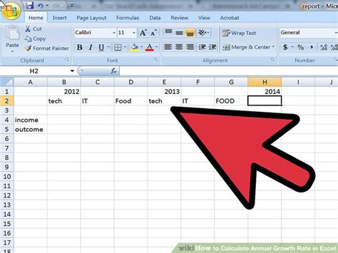 how to calculate annual growth rate in excel 7 steps