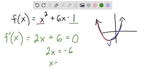 solved determine the intervals on which the given function f is increasing and the intervals on