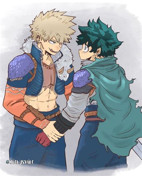 Bakudeku Katsuki Bakugou X Izuku Midoriya Bnha By Joelysmile Art Ig In Anime Chibi