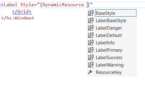 Identify Resources In Intellisense Issue 209 HandyOrg HandyControl