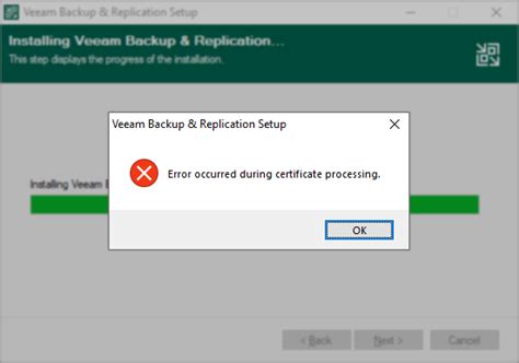 error processing veeam backup