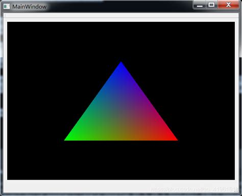 qt使用opengl绘制一个三角形 qt opengl csdn博客