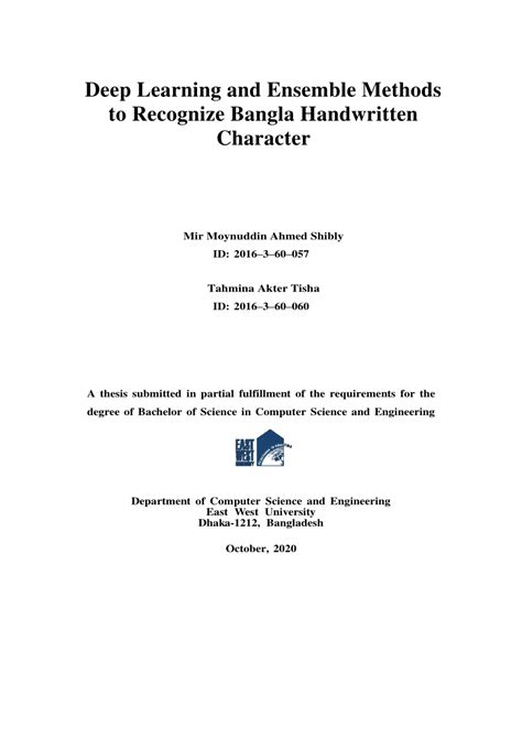 pdf deep learning and ensemble methods to recognize bangla handwritten character