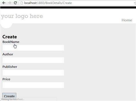 asp dot net developer asp mvc 4 application to create read update delete and search