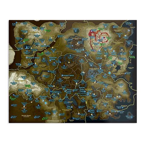 Buy Zelda Botw Treasure Breath Of The Wild Botw Shrine World