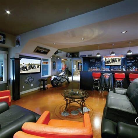 50 Awesome Man Caves For Men Masculine Interior Design Ideas