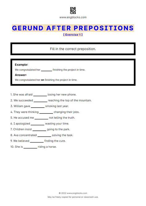 Prepositions And Objects Preposition Worksheets Worksheets Library