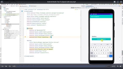 Android Studio Text To Speach With Java YouTube
