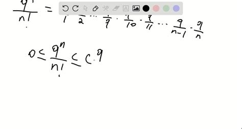 solved use the appropriate limit laws and theorems to determine the limit of the sequence or