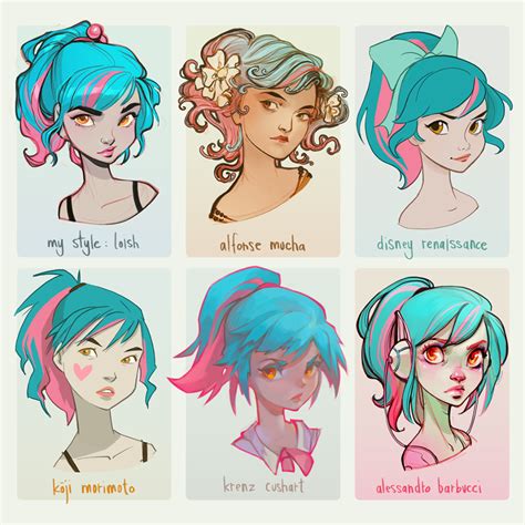 Loish I Was Tagged In A Few Of These Stylechallenge Things So I Did One Myself I Drew My