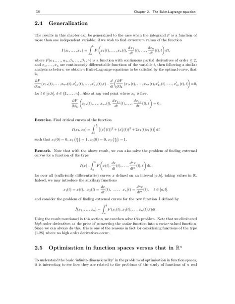 euler lagrange equation