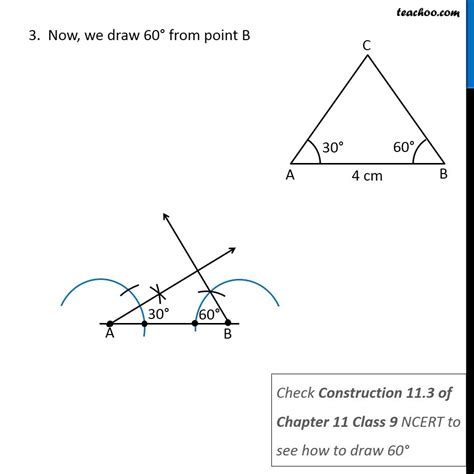 constructing a triangle when 2 angles and 1 side between them is know