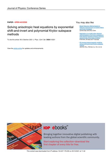 pdf solving anisotropic heat equations by exponential shift and