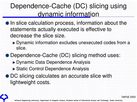 ppt program slicing tool for effective software evolution using aspect oriented technique