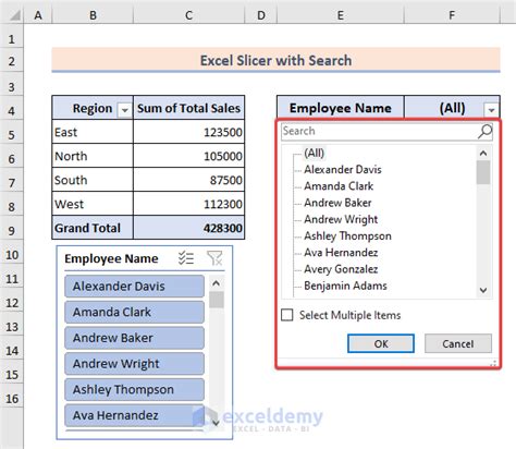 How To Create An Excel Slicer With A Search Box Easy Steps